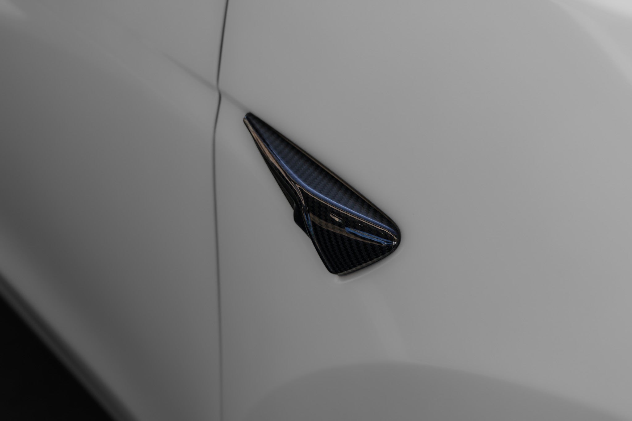 TESLA MODEL 3/Y REAL CARBON FIBER SIDE CAMERA / TURN SIGNAL COVERS IN ...